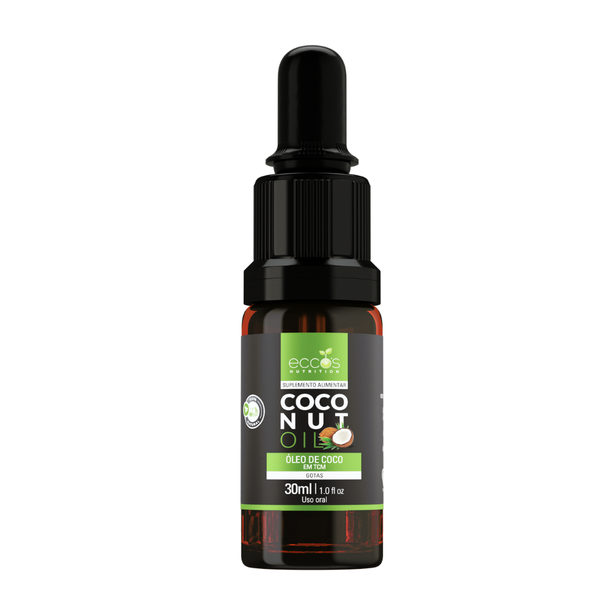 Óleo de Coco Puro Coconut Oil 30ml Eccos